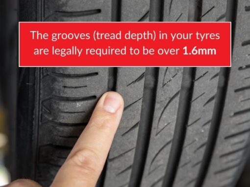 How Tyre Tread Depth Can Lead to a Driving Ban - Metro Sales