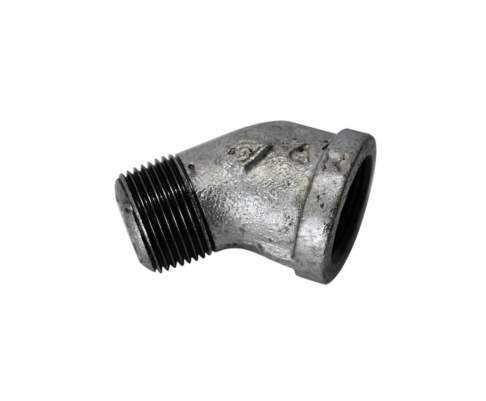 Male Female Elbow 45° Galvanised - Metro Sales